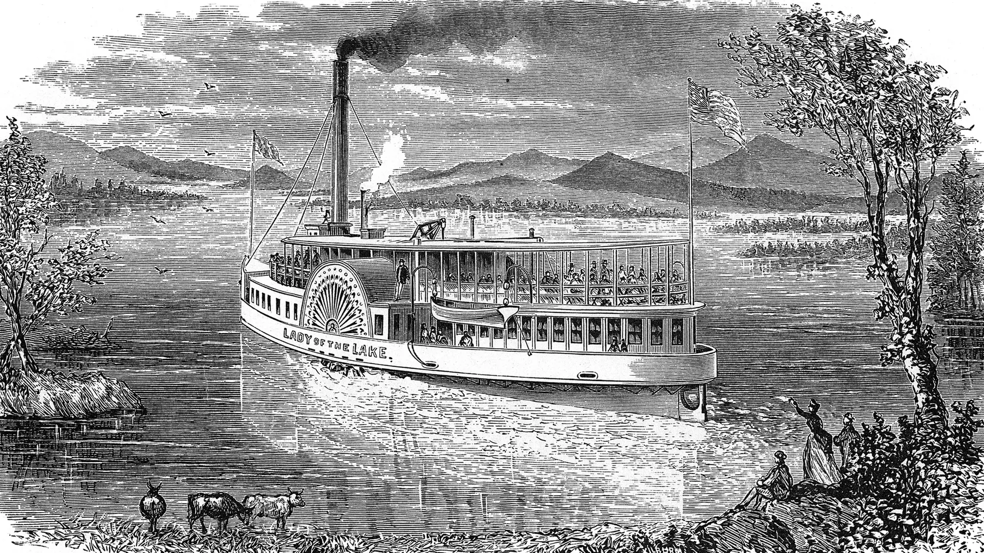 "Lady of the Lake": Deutschlands erster Raddampfer auf der Elbe | ndr.de