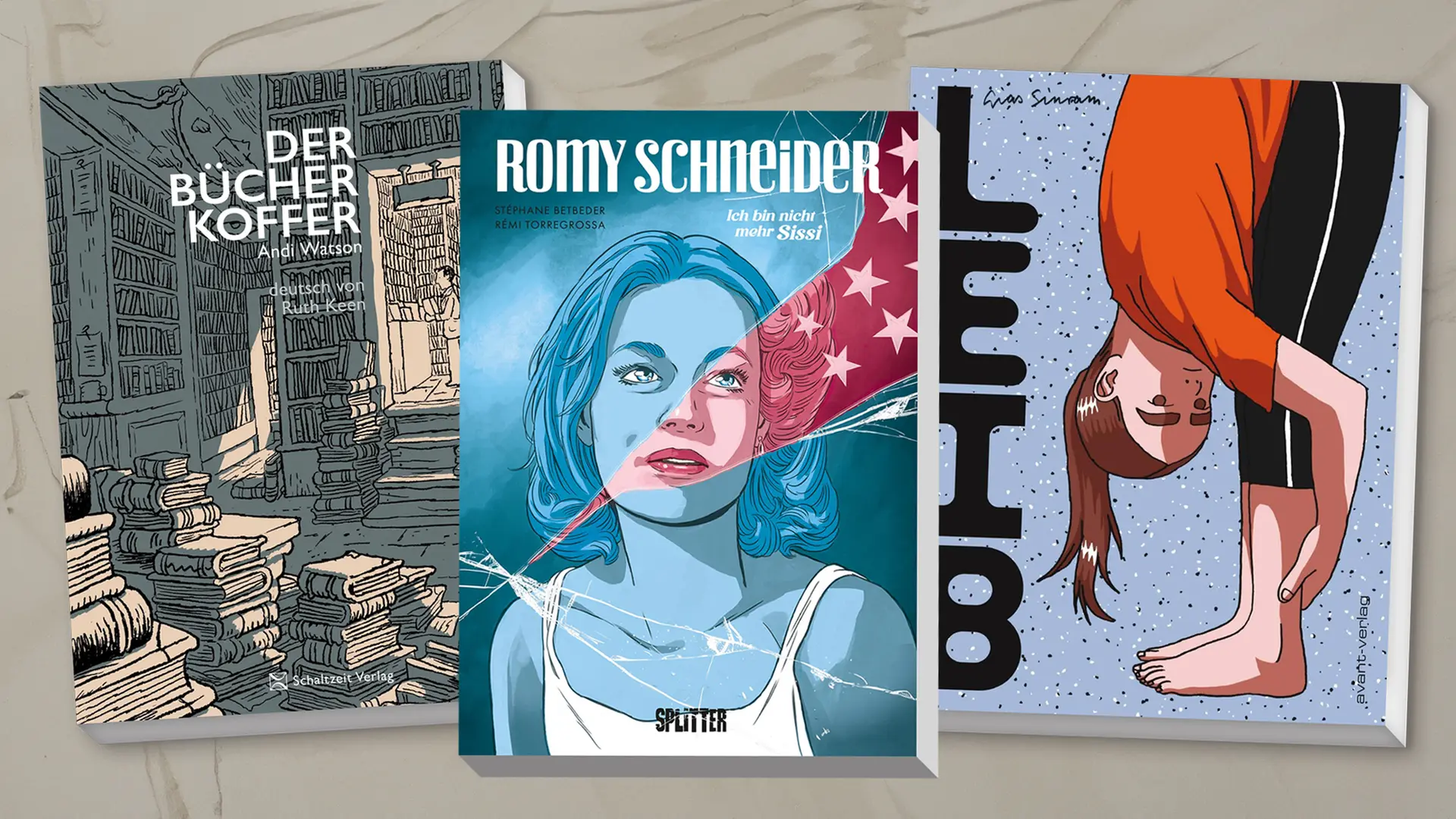 Neue Graphic Novels: "Romy Schneider", "Der Bücherkoffer", "Leib" | ndr.de