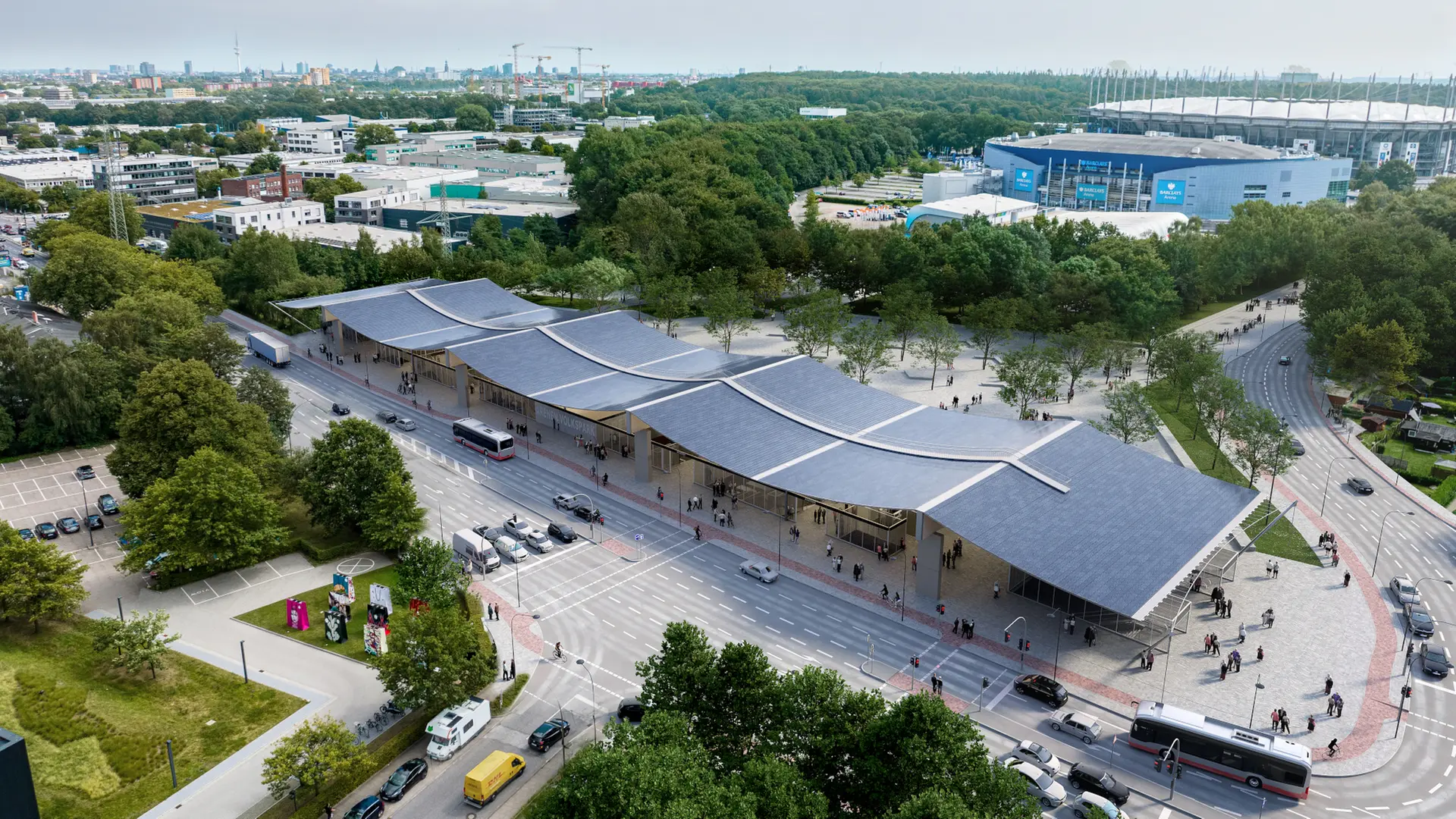 U5 in Hamburg: Entwurf für neue Volkspark-Haltestelle veröffentlicht ...