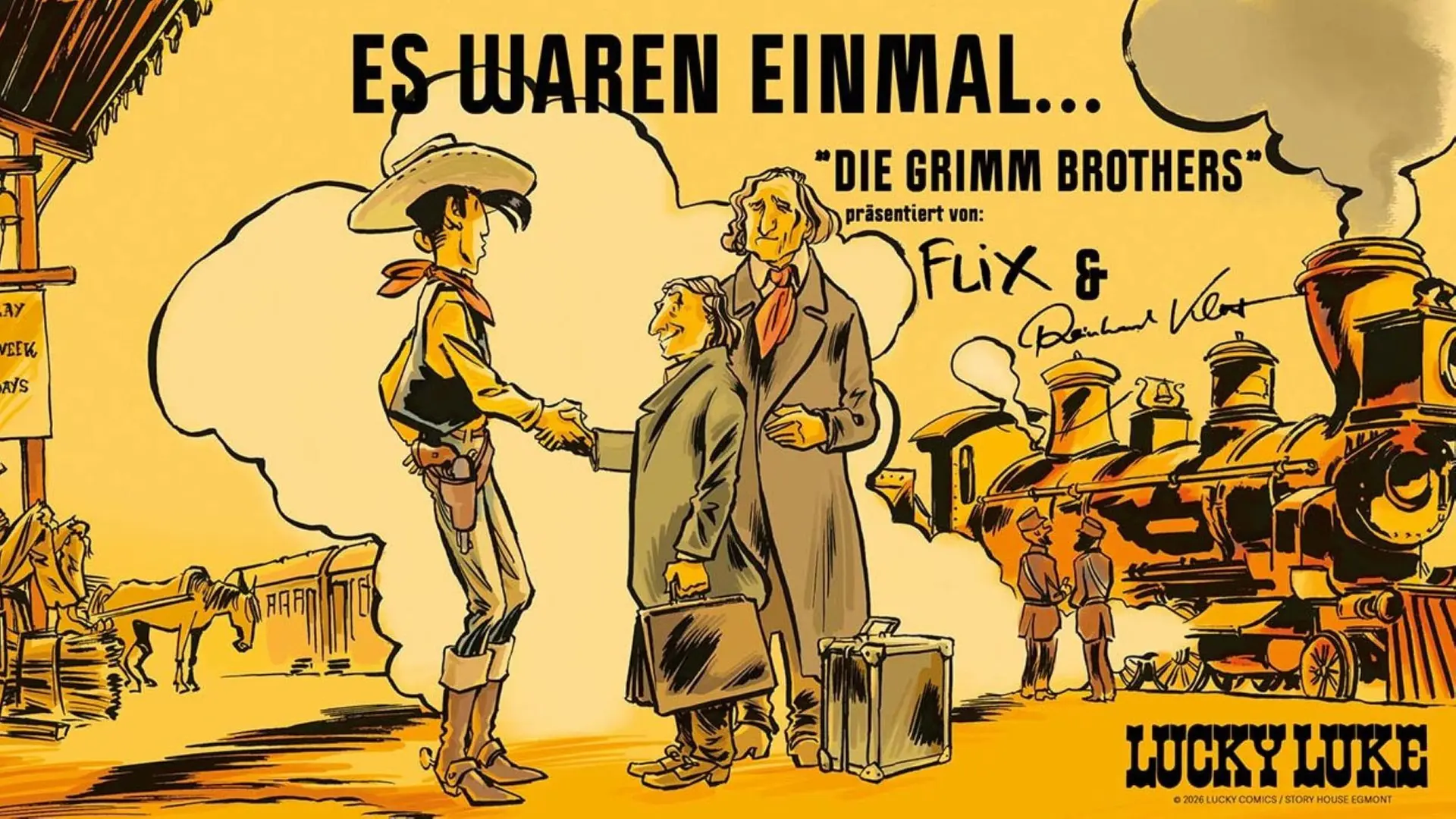 Zwischen Daltons und Dornröschen: Lucky Luke trifft die Gebrüder Grimm ...