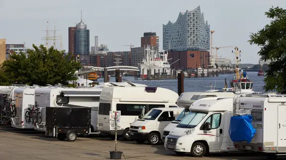 Landungsbrãƒâ¼cken Hamburg Parkplatz