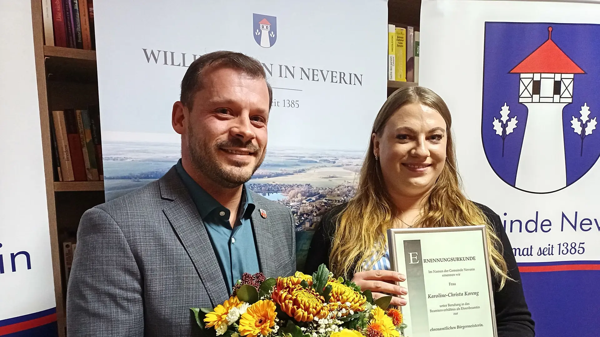 Neverin: Karoline Koreng ist jüngste Bürgermeisterin in MV | ndr.de