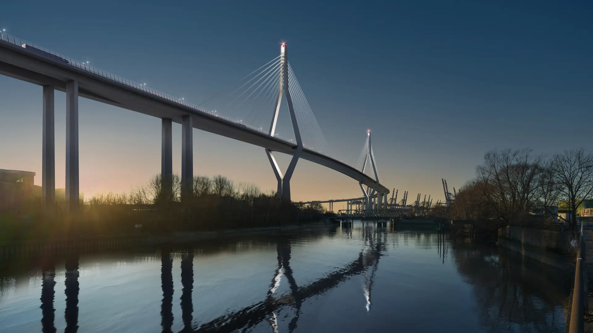 So soll die neue Köhlbrandbrücke in Hamburg aussehen | ndr.de