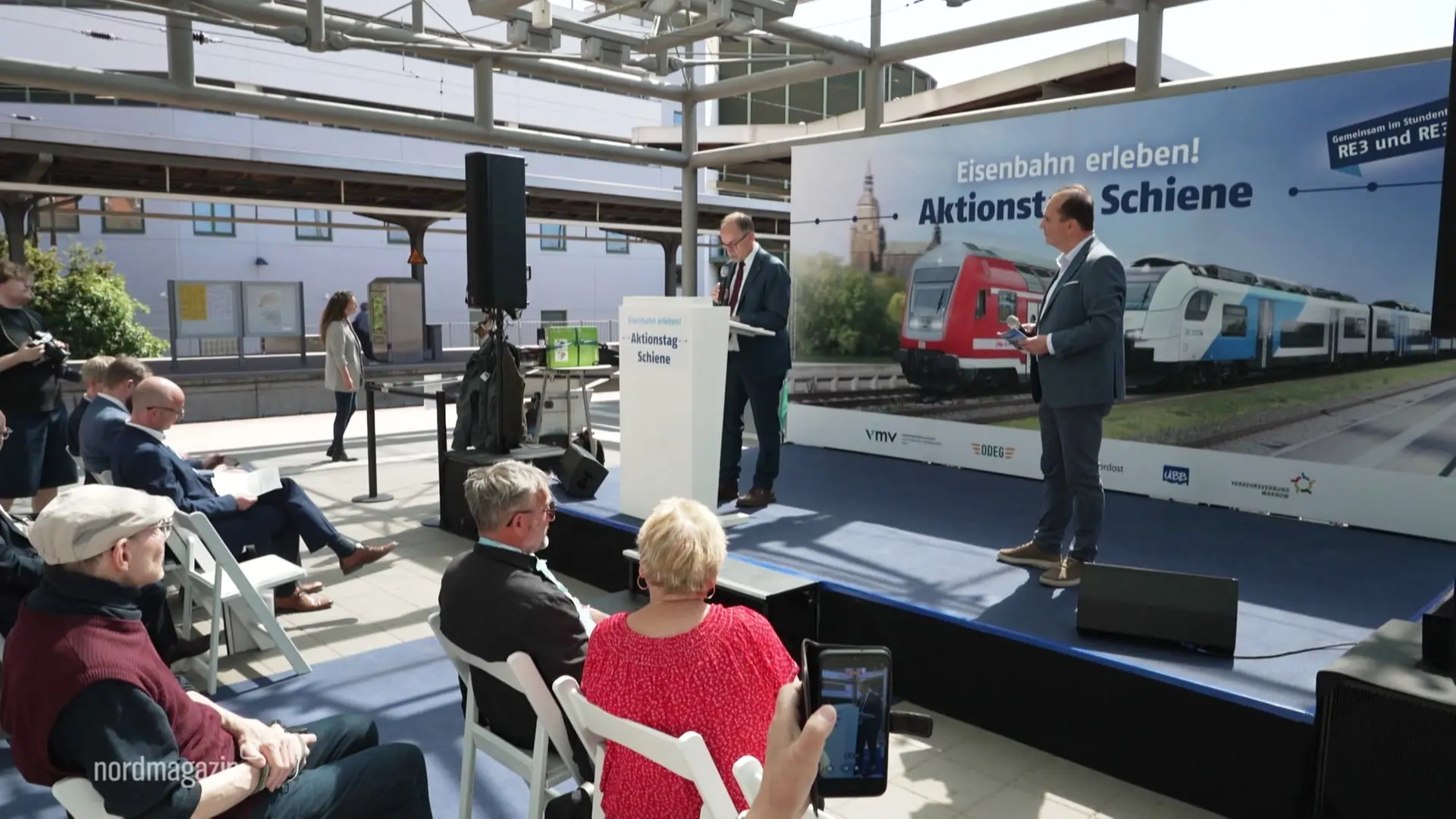 "Aktionstag Schiene" Stralsund: Land fördert E-Ladestation für Züge ...