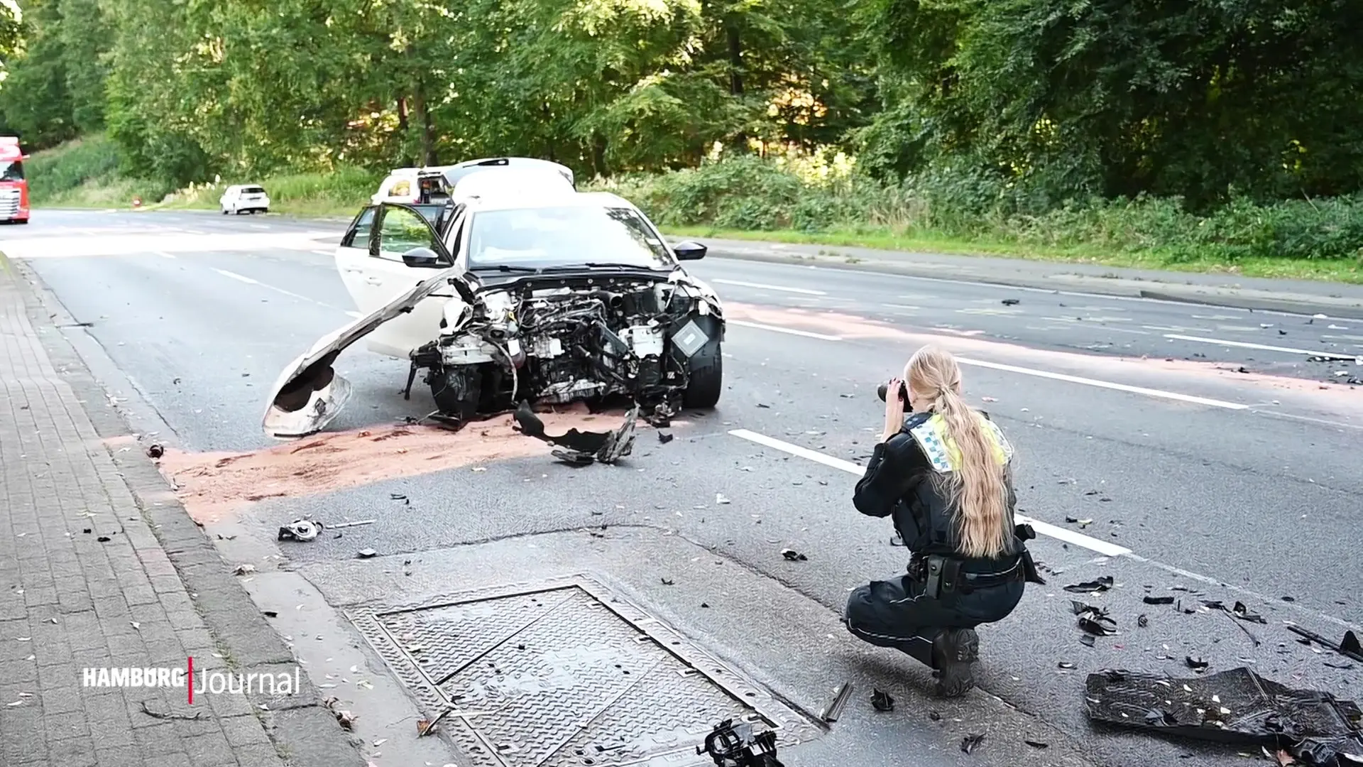 Spannende Unfall Auf Der B73 Heute Fotos