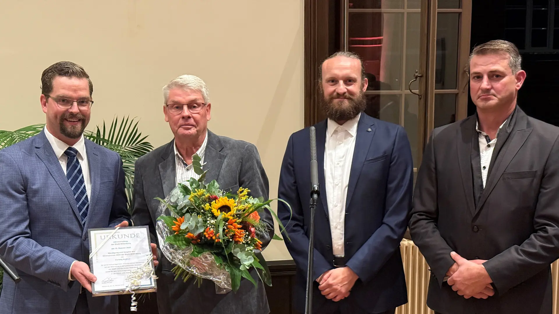 Ehrenamtliches Engagement: Wittenburg würdigt Kolthof mit Ehrenpreis ...