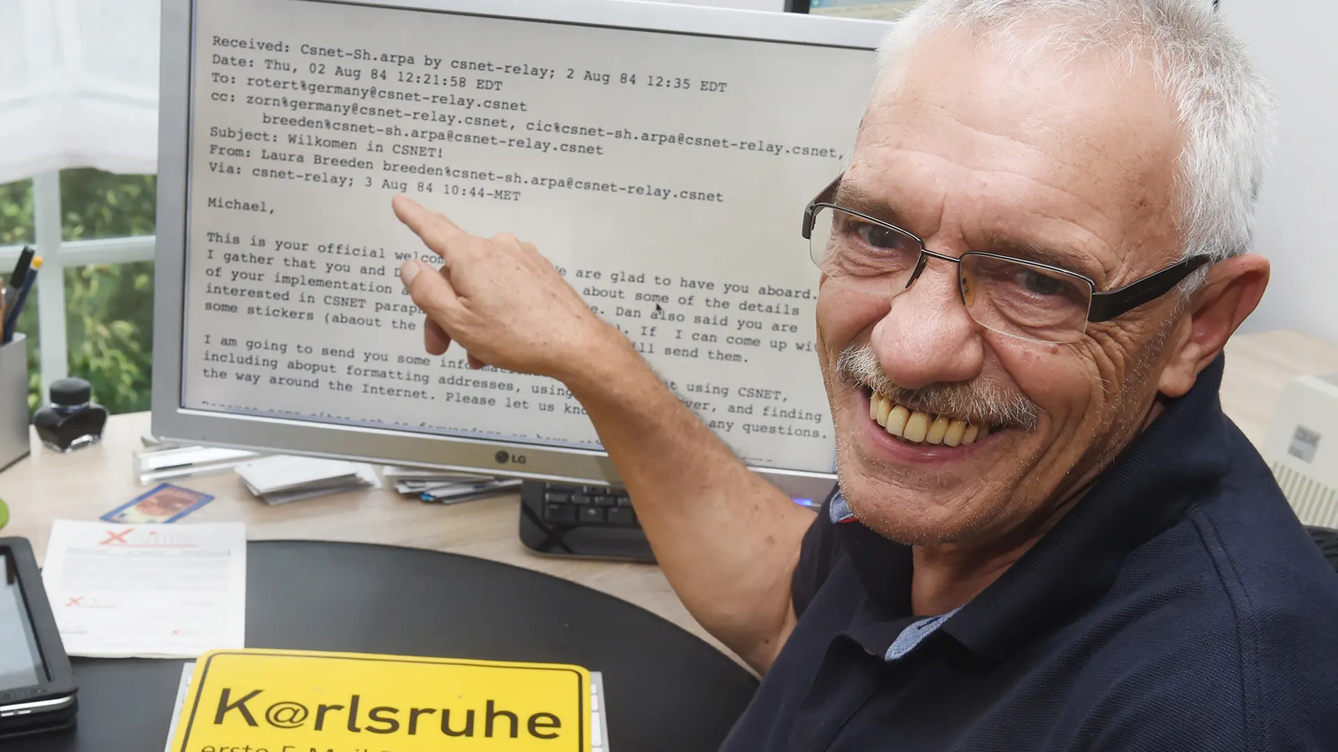 Vor 40 Jahren landete die erste E-Mail in Deutschland | ndr.de