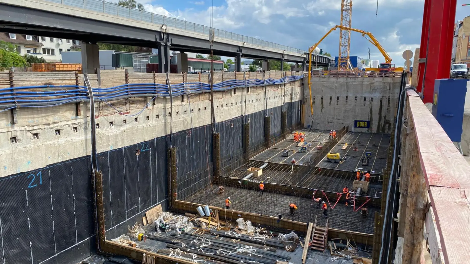Hannover: Erster Beton für Südschnellweg-Tunnel in Döhren | ndr.de