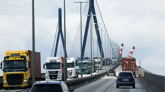 So soll die neue Köhlbrandbrücke in Hamburg aussehen | ndr.de