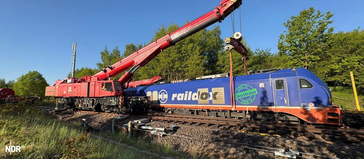 Wegen Zugentgleisung: Weiter Einschränkungen bei Plau am See ...