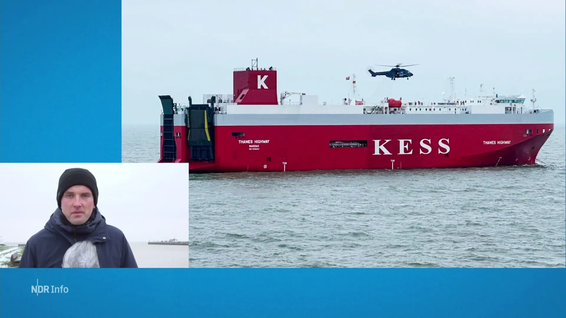 Frachter vor Borkum soll nach Emden geschleppt werden | ndr.de