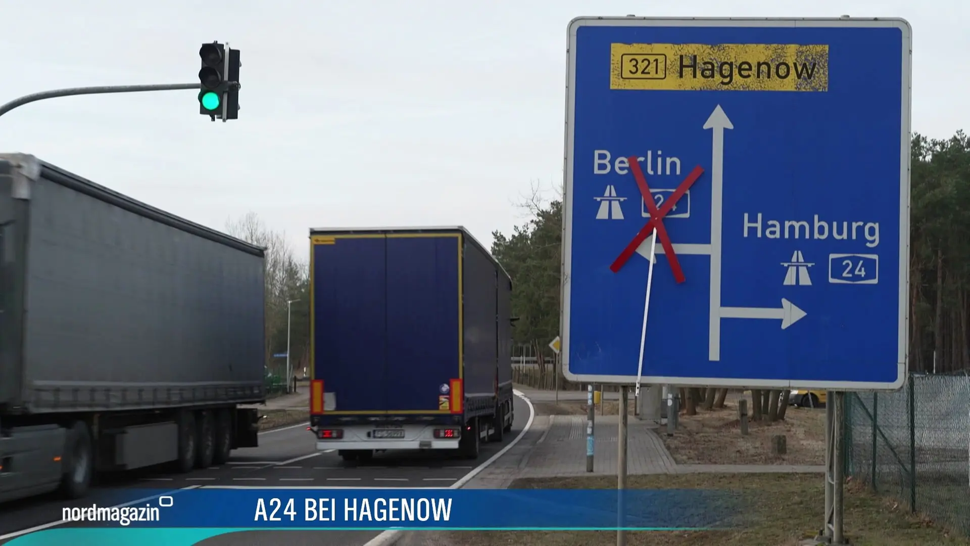 Sperrung A24 Aktuell