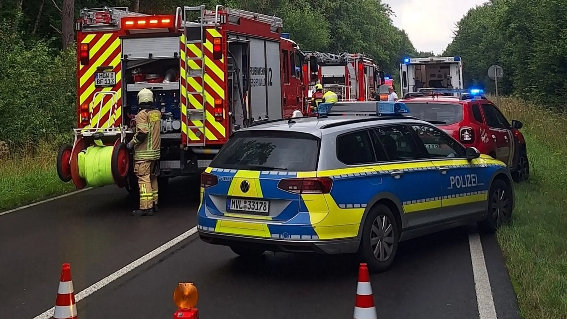 Unfall B105 Heute