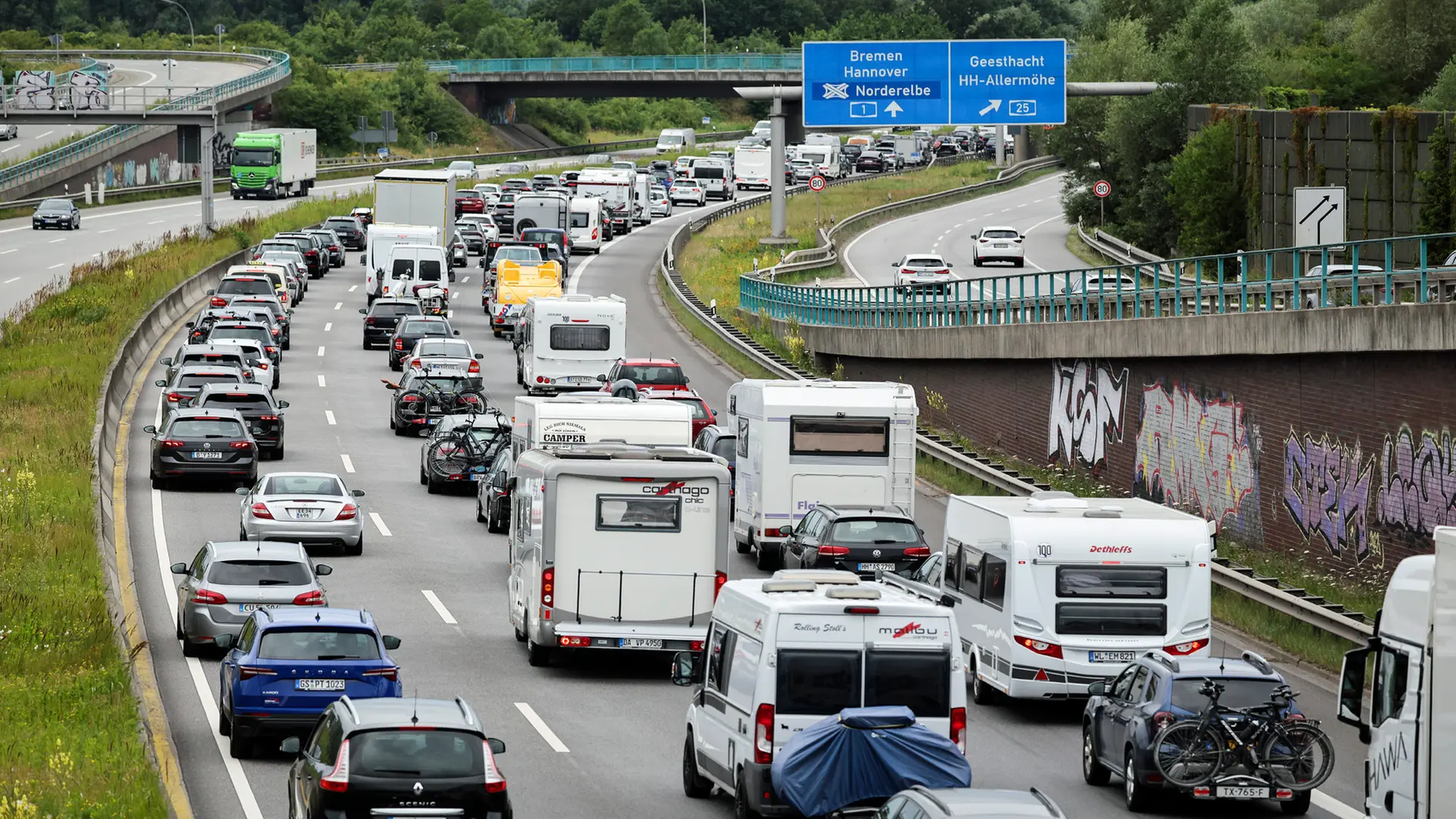 Verwunderlich Staus Auf A7 Bilder