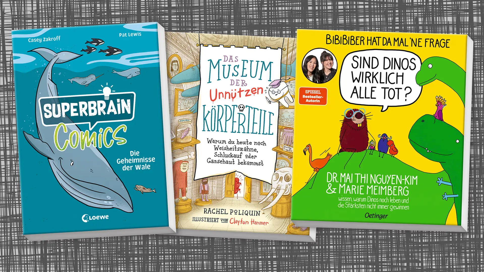 Drei Sachbücher für Kinder, die höchst unterhaltsam die Welt erklären ...